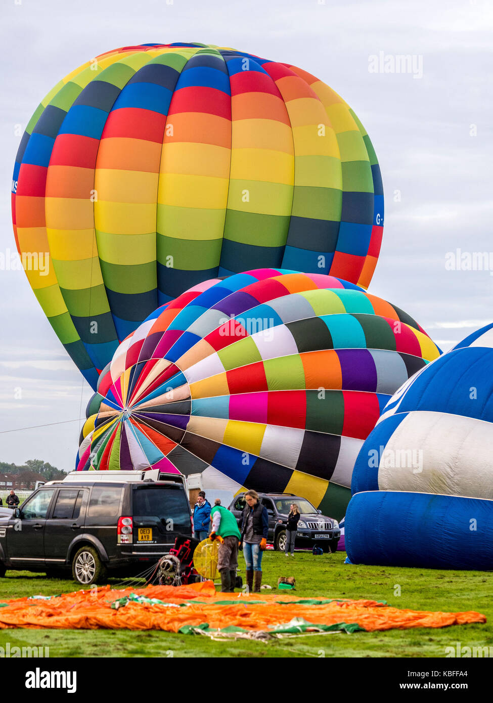 York, UK. 30th September, 2017. A mass balloon launch took place at ...