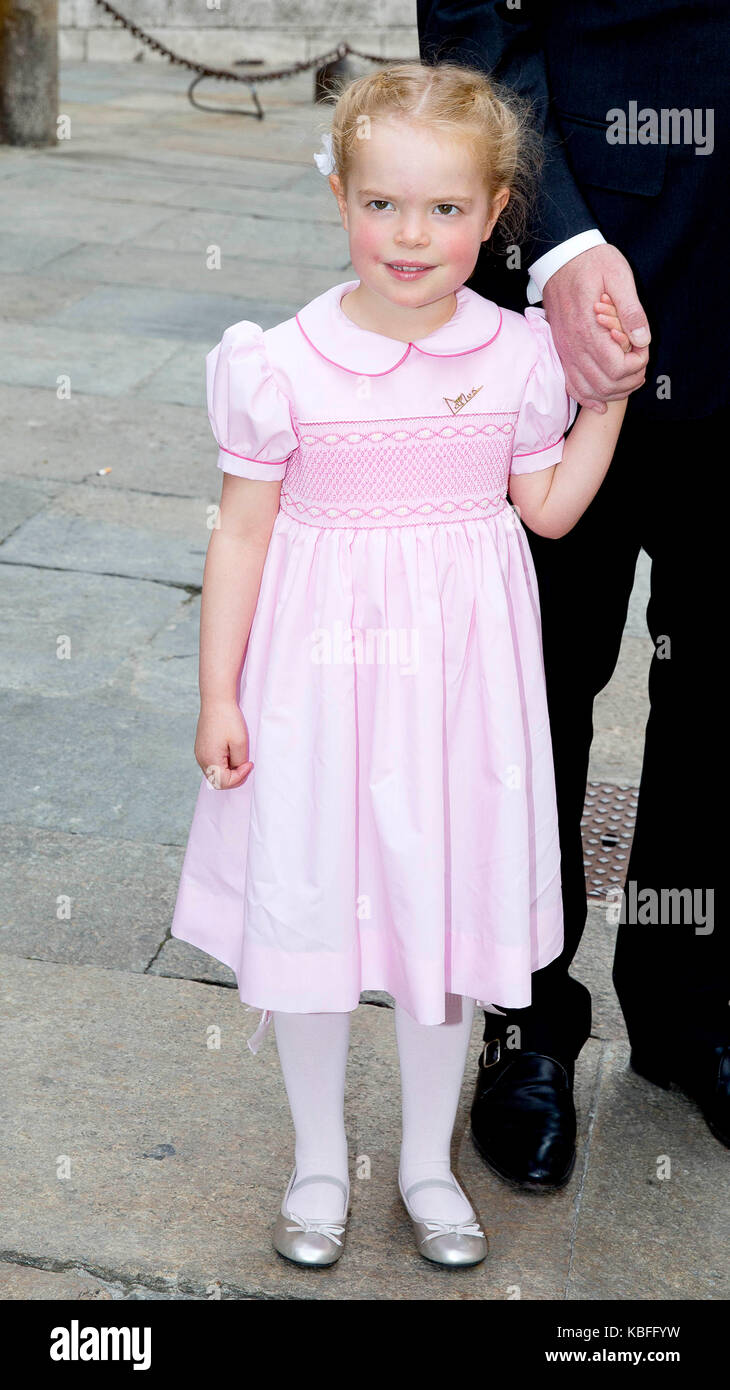 Princess Luisa arrives at the Santa Maria della Steccata in Parma on 29 ...