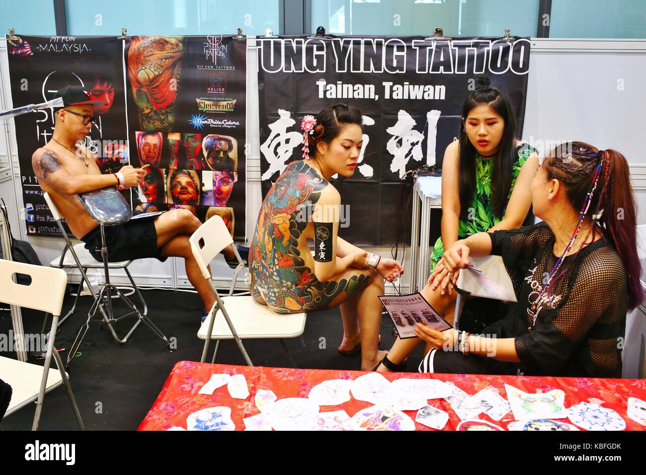 Hong kong china international tattoo convention hi-res stock ...