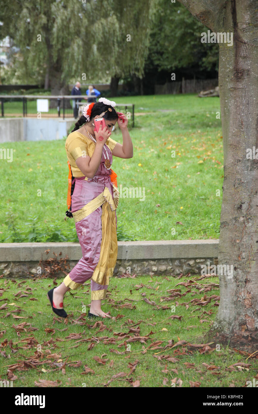 London UK 30 September 2017 The first ever Indian Mela, Sanskrit word ...