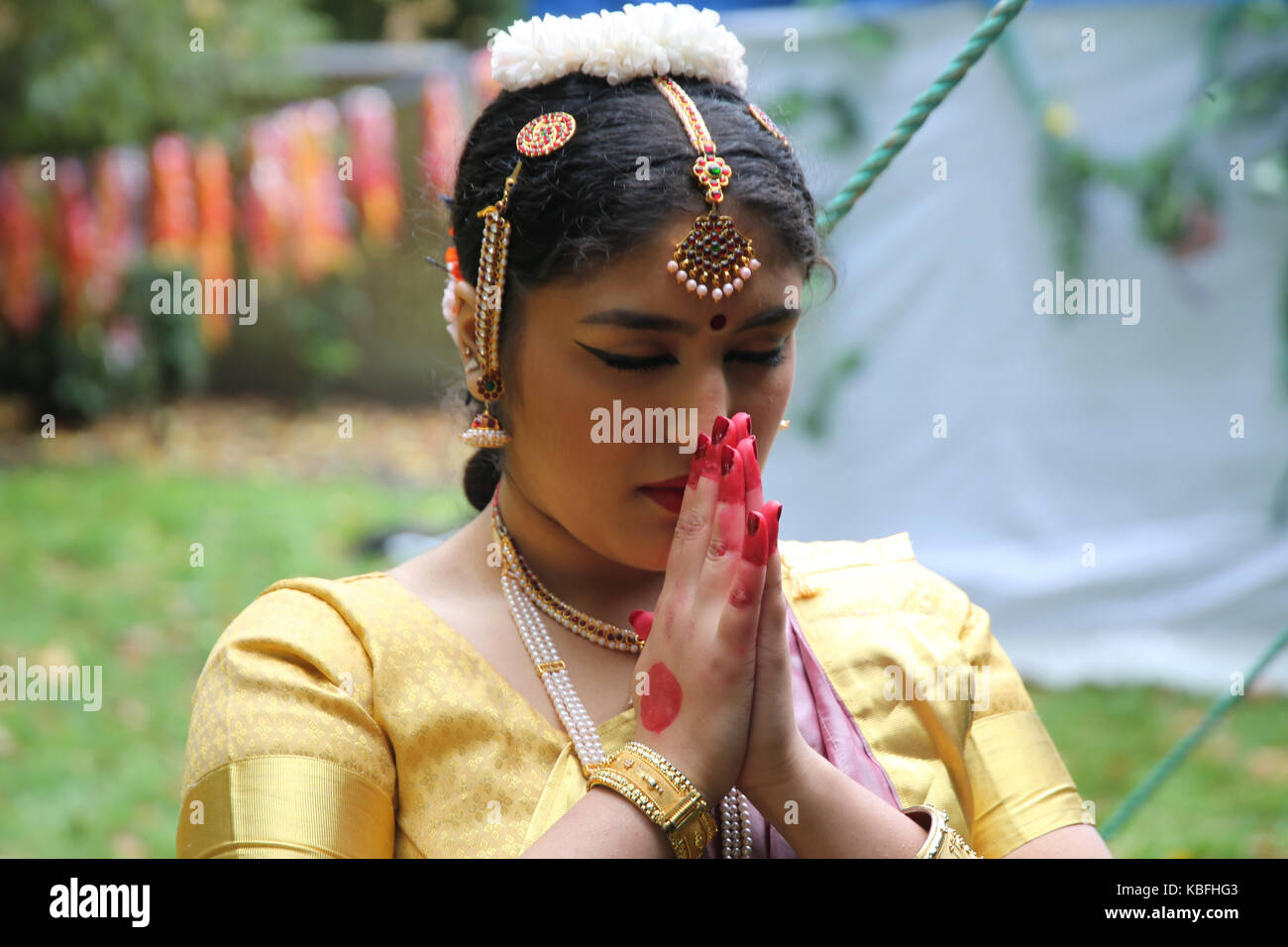 London UK 30 September 2017 The first ever Indian Mela, Sanskrit word ...
