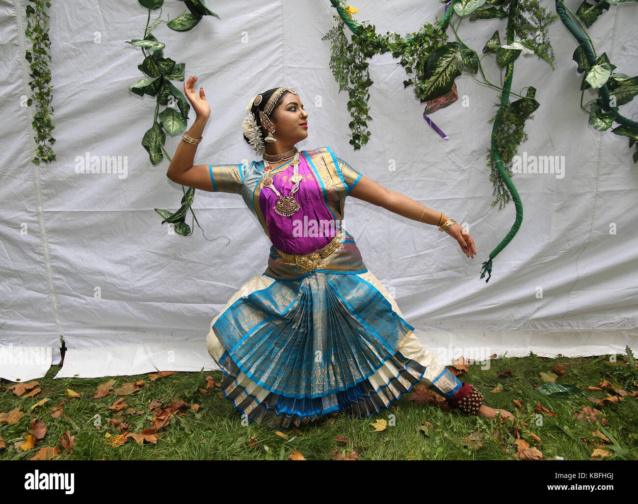 London UK 30 September 2017 The first ever Indian Mela, Sanskrit word ...