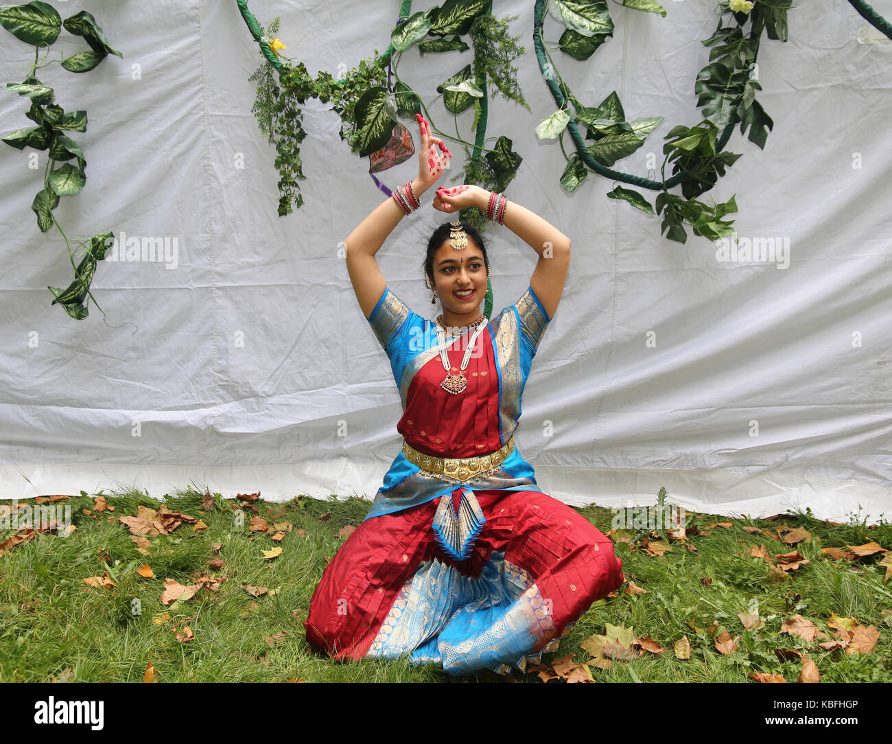 London UK 30 September 2017 The first ever Indian Mela, Sanskrit word ...