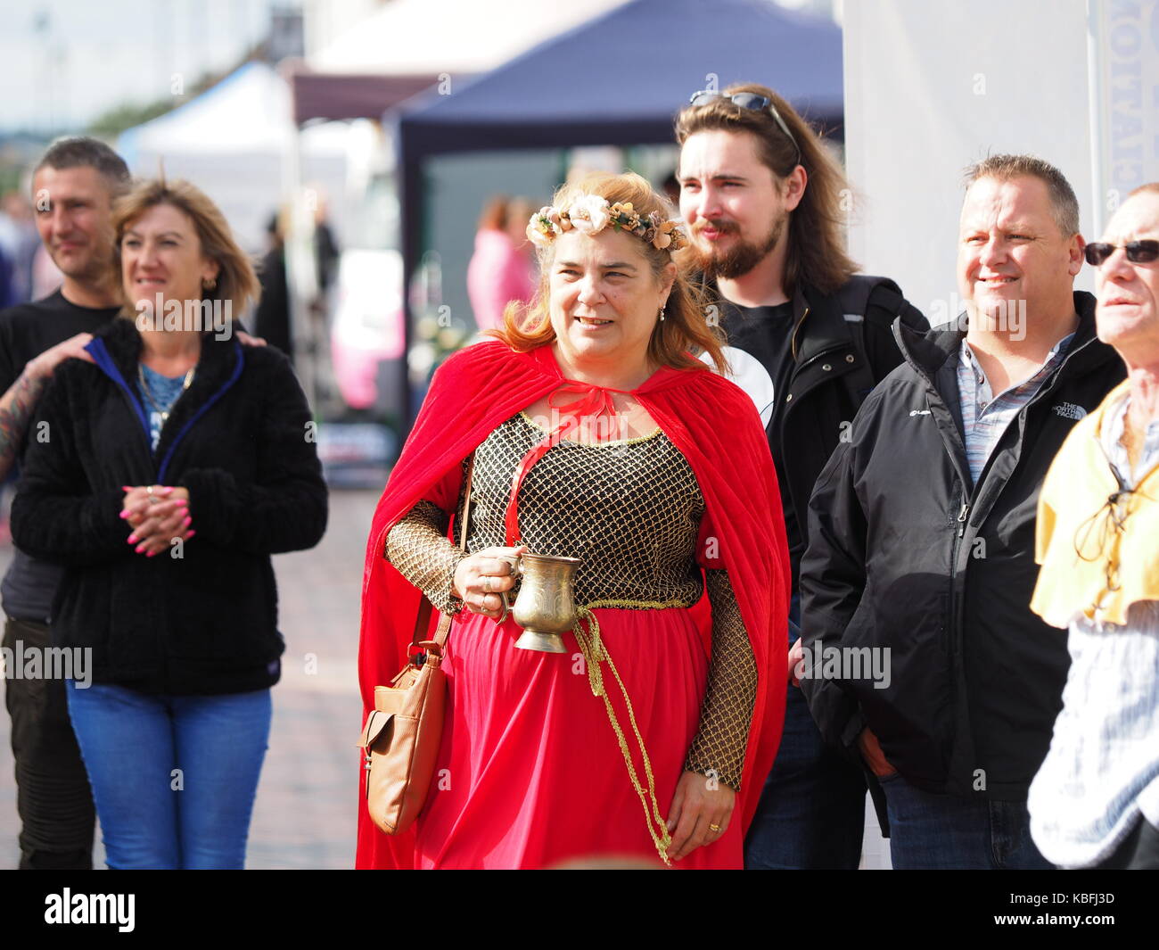 Sittingbourne, Kent, UK. 30th Sep, 2017. Sittingbourne Mediaeval Mops ...