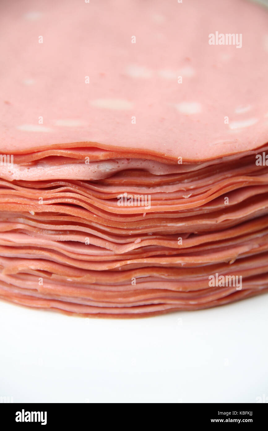 Bologna, sliced, São Paulo, Brazil Stock Photo - Alamy