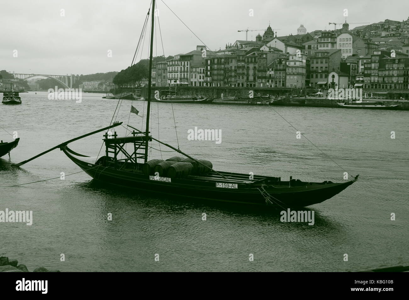 Rabelo Boat in Porto, Portugal Stock Photo - Alamy