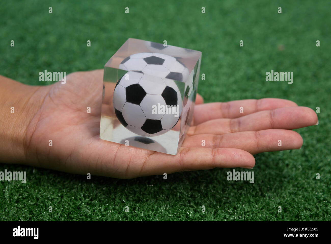 Acrylic football cube hi-res stock photography and images - Alamy