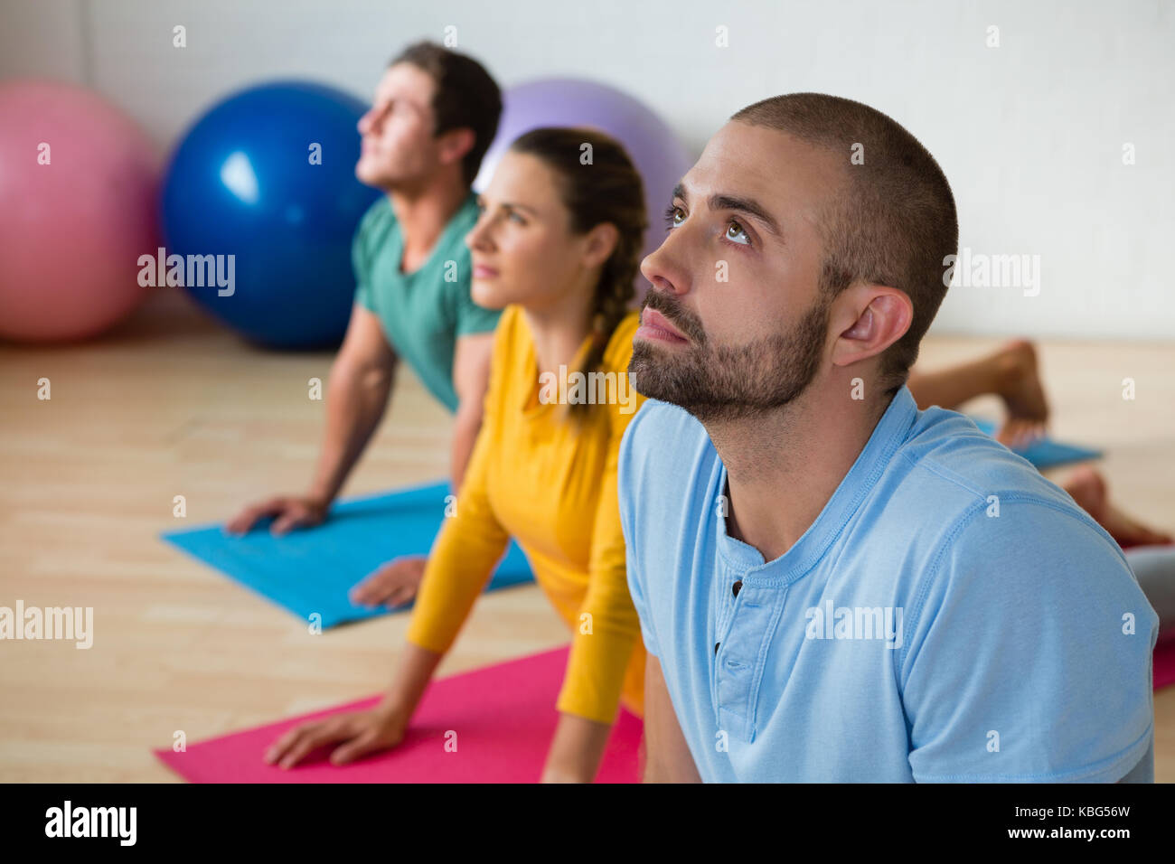 Half cobra pose hi-res stock photography and images - Alamy