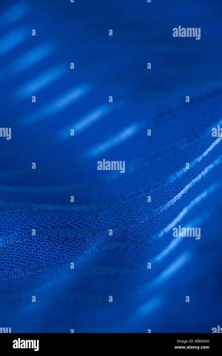 Close-up of blue textile Stock Photo - Alamy