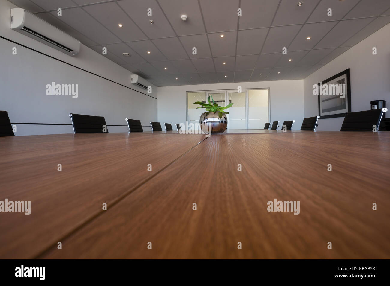 Interior of empty modern board room Stock Photo - Alamy
