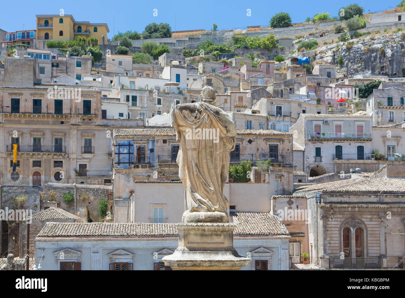 Modica (Sicily, Italy) - View of the ancient town Stock Photo - Alamy