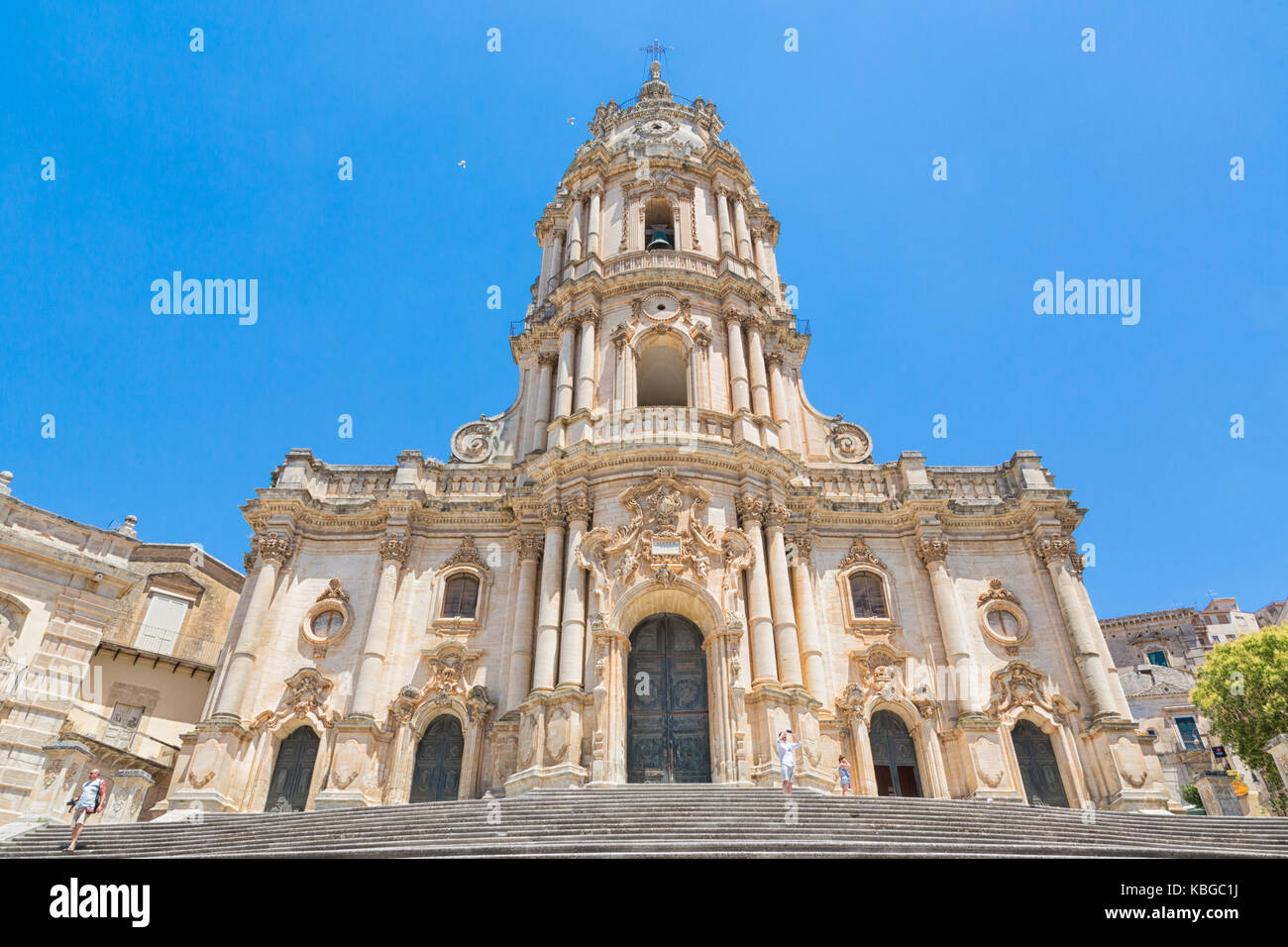 Modica (Sicily, Italy) - Saint Giorgio cathedral Stock Photo - Alamy