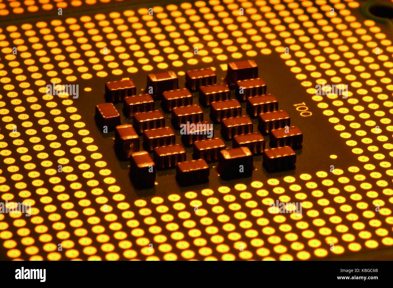 Close Up of Computer Processor, Background Stock Photo - Alamy