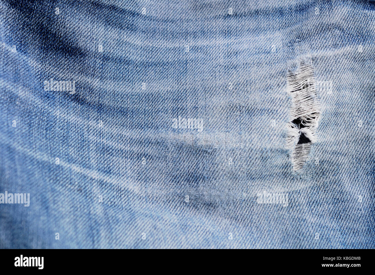close on an old denim worn Stock Photo - Alamy
