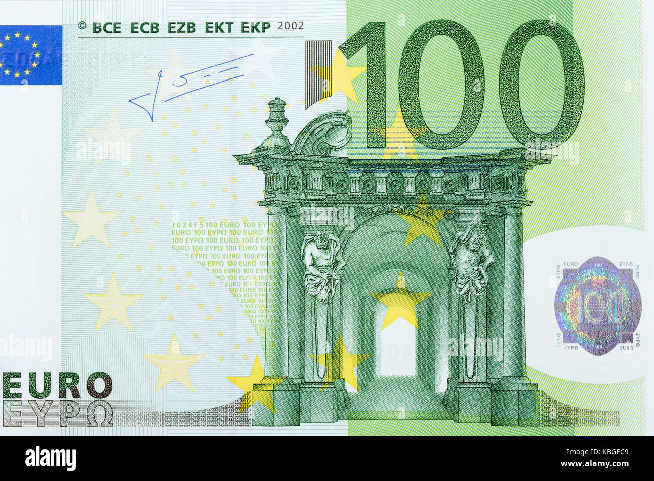 Photo of one hundred euro banknote in macro shot Stock Photo - Alamy