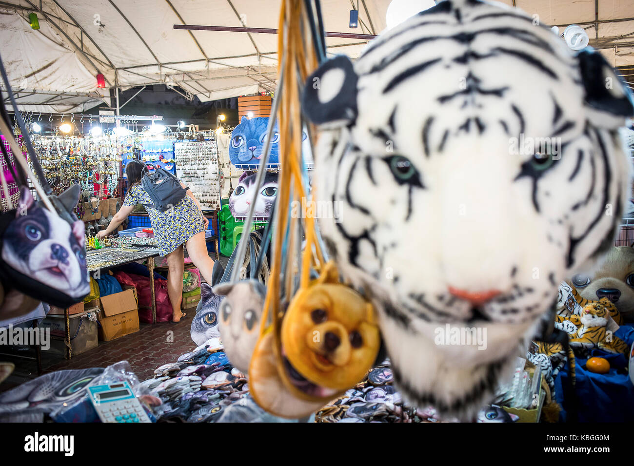 Night Bazaar, Chiang Mai, Thailand Stock Photo - Alamy