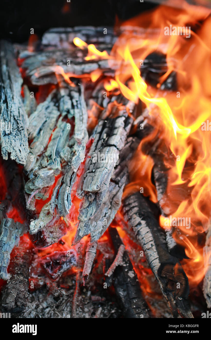 coal and fire flame Stock Photo - Alamy