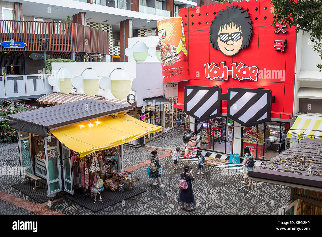 Think Park, sopping mall, Nimmanhaemin road, Chiang Mai, Thailand Stock ...