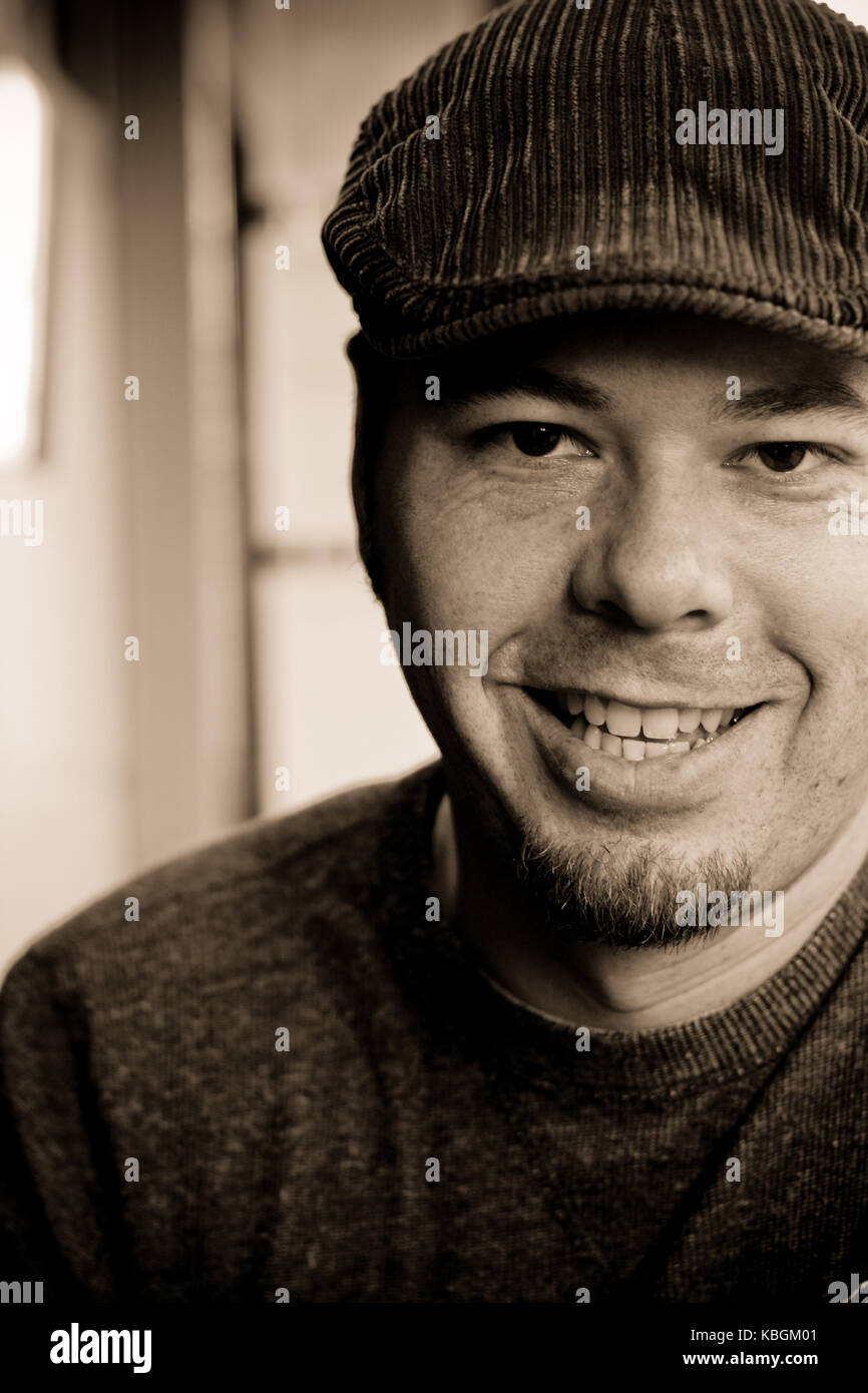 man with hat Stock Photo - Alamy