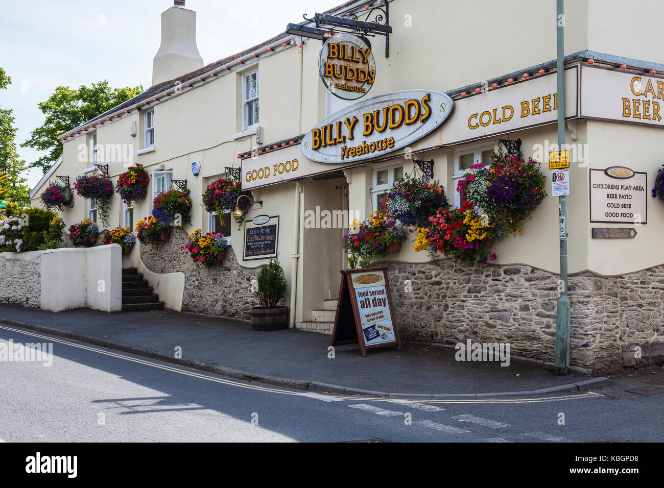 Billy Budd's pub in Croyde, Devon Stock Photo - Alamy