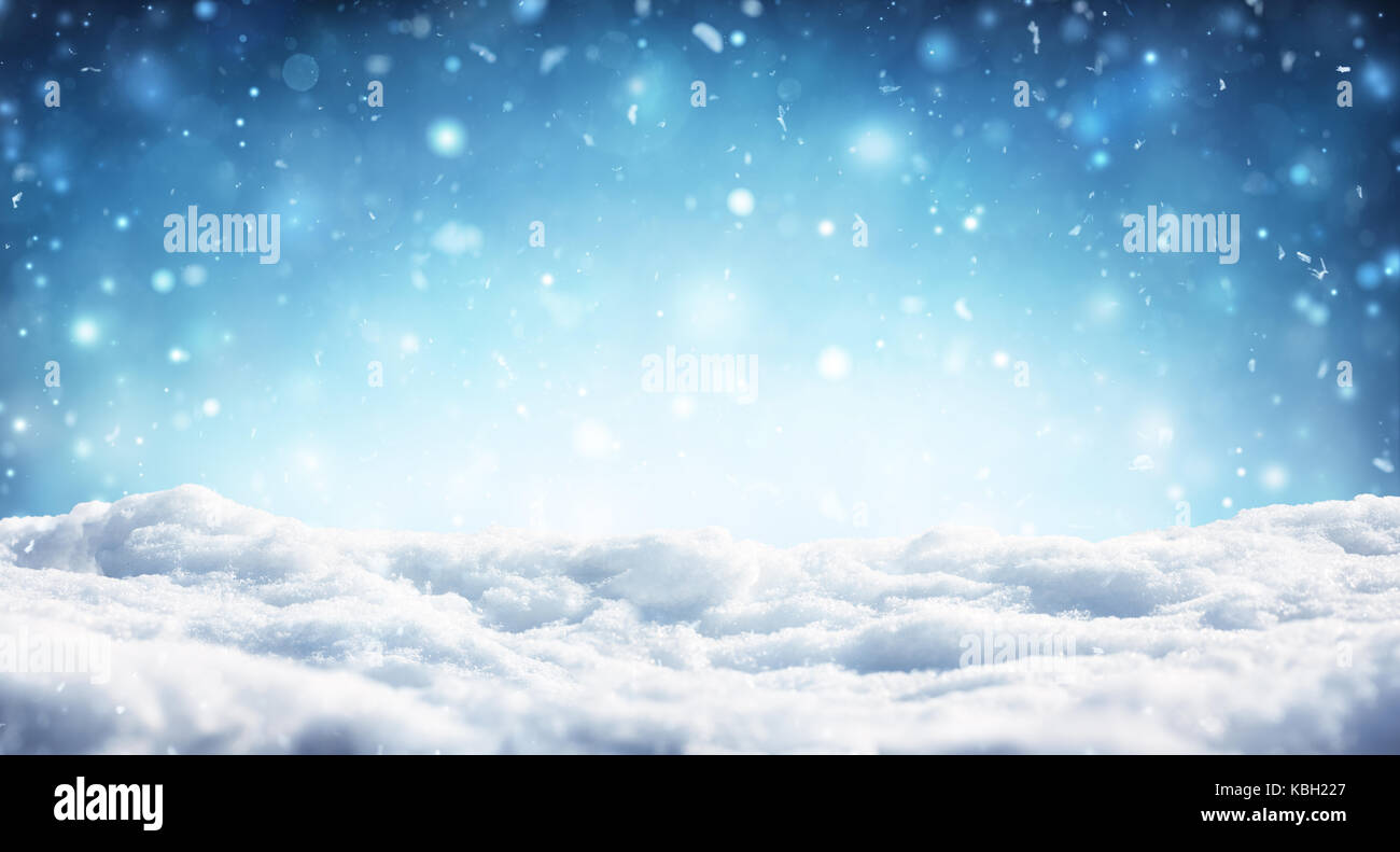 Snowy christmas background hi-res stock photography and images - Alamy