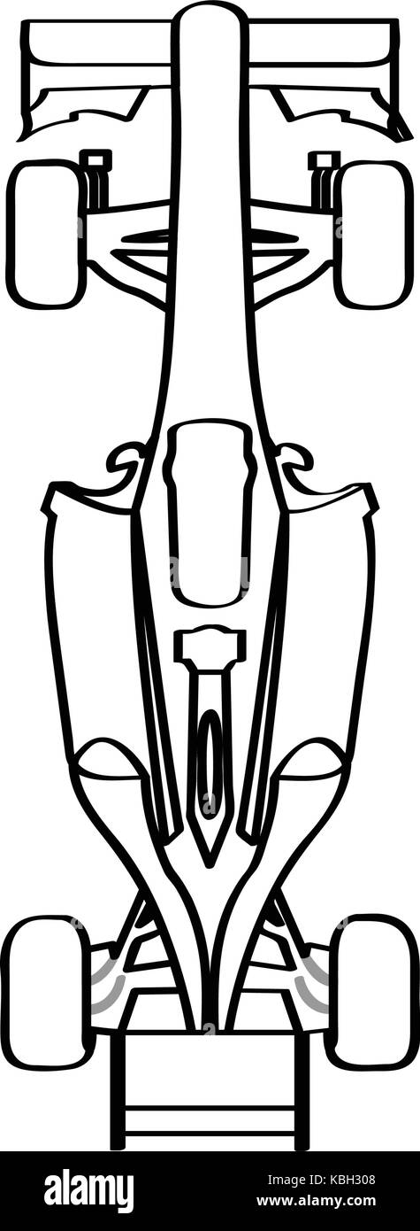 Top view of a racing car Stock Vector Image & Art - Alamy