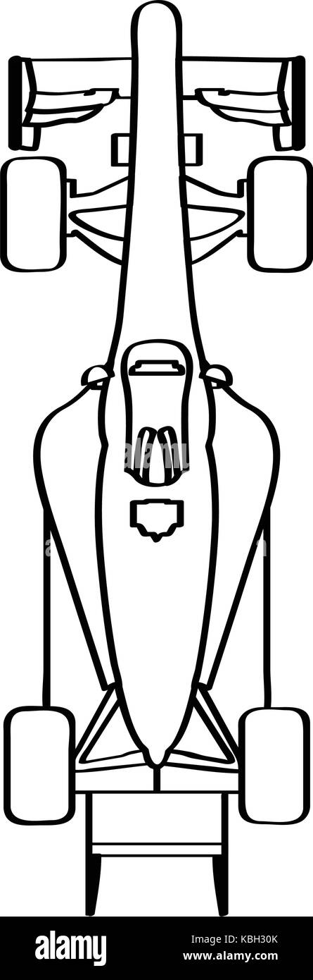 Top view of a racing car Stock Vector Image & Art - Alamy