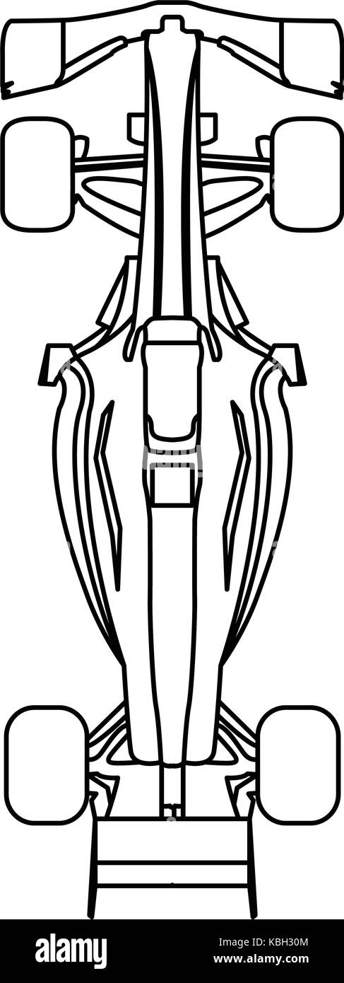 Top view of a racing car Stock Vector Image & Art - Alamy