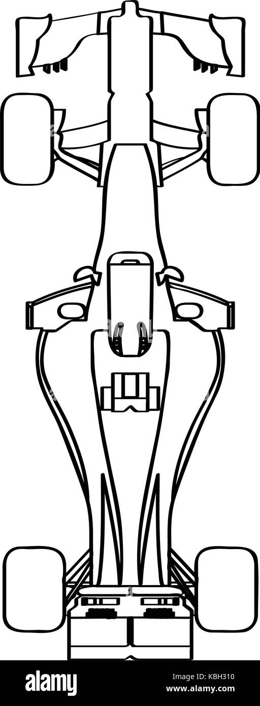 Top view of a racing car Stock Vector Image & Art - Alamy