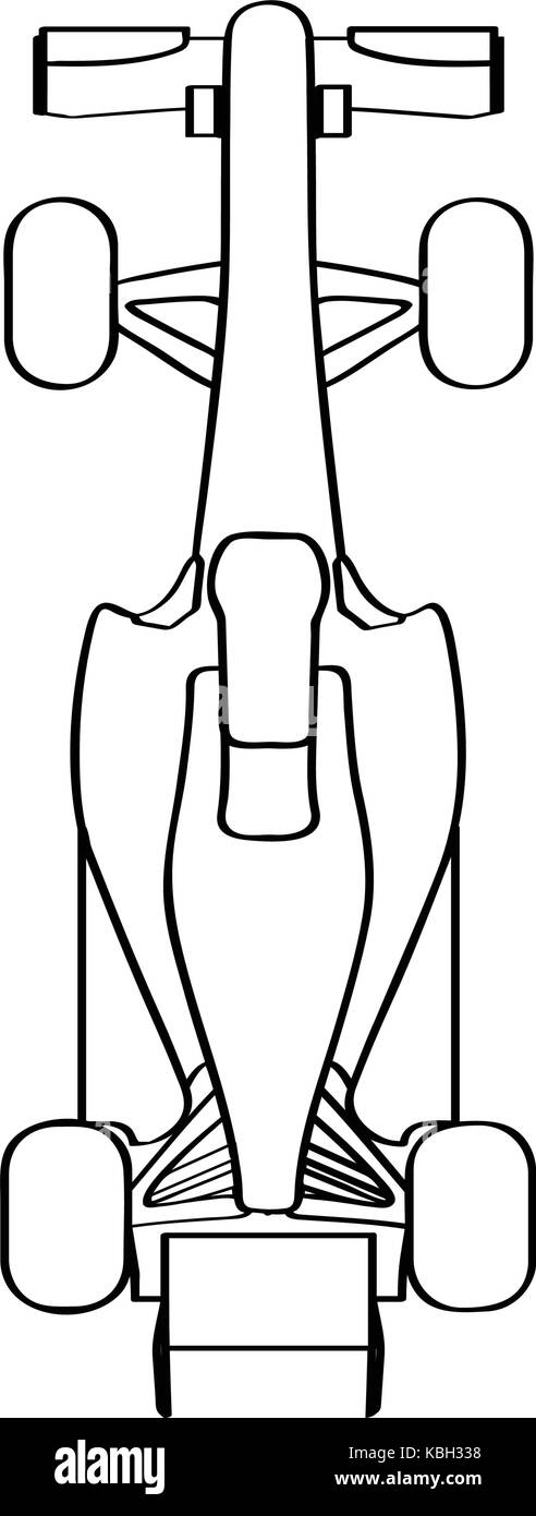 Top view of a racing car Stock Vector Image & Art - Alamy