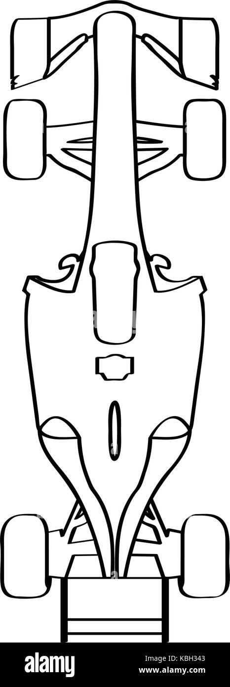 Top view of a racing car Stock Vector Image & Art - Alamy