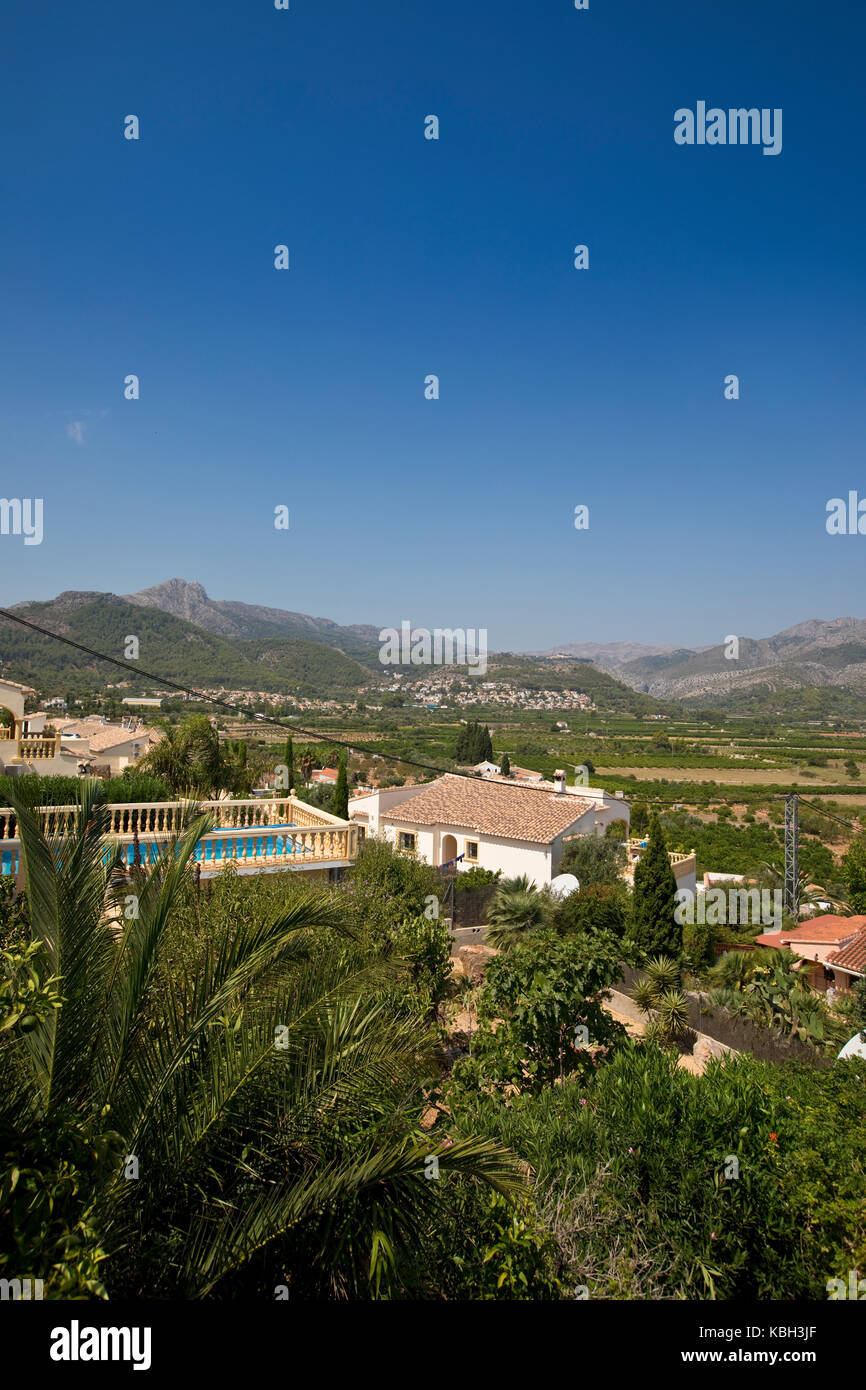 Villa Pool, Orba, Spain Stock Photo - Alamy