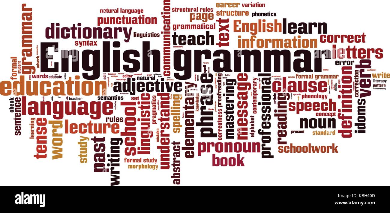 English grammar word cloud concept. Vector illustration Stock Vector ... English grammar word cloud concept. Vector illustration Stock Vector ...