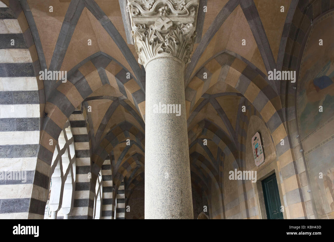 Amalfi, Italy, August 11, 2014: Amalfi Cathedral (it.Duomo di Amalfi ...