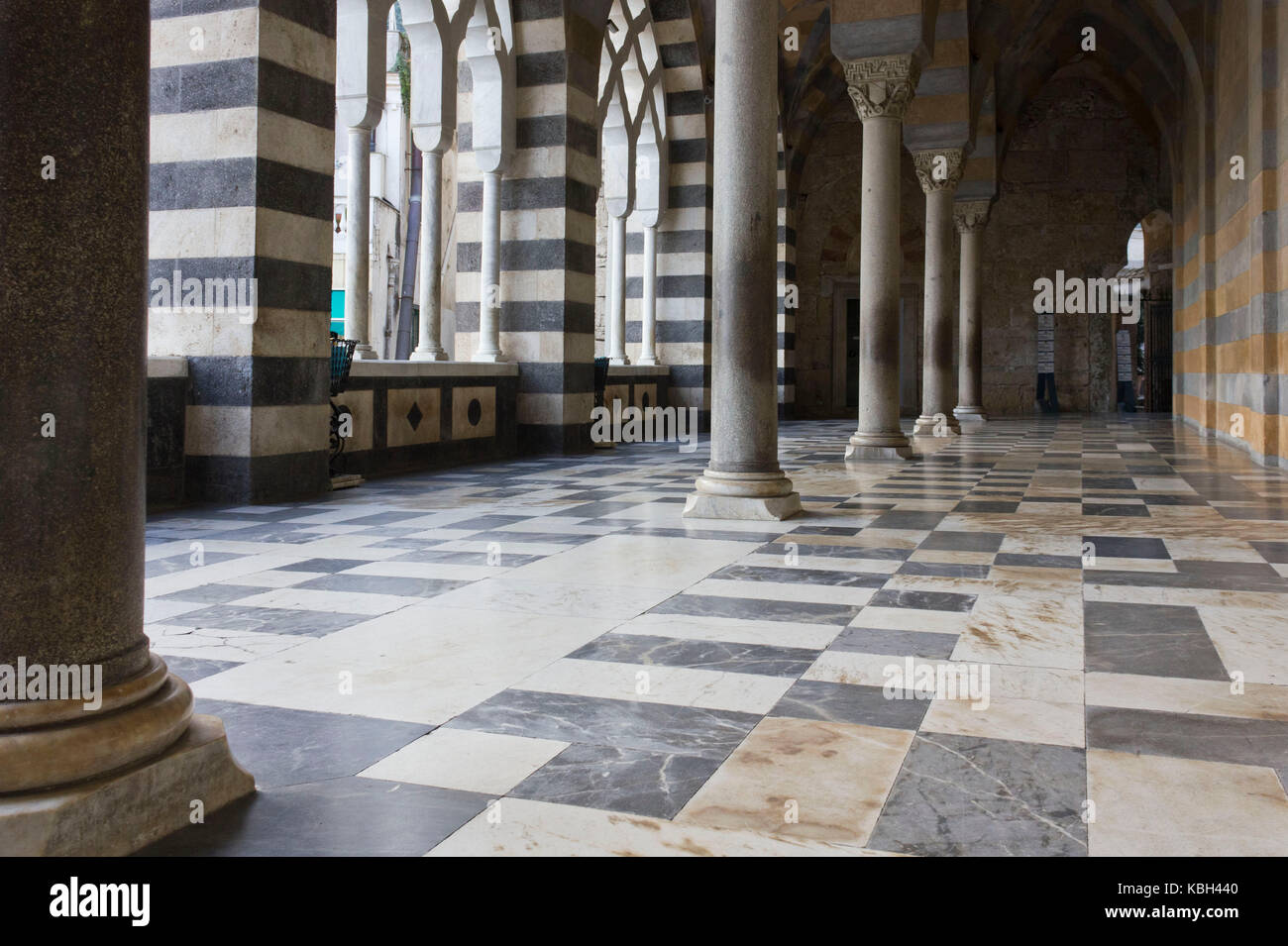 Amalfi, Italy, August 11, 2014: Amalfi Cathedral (it.Duomo di Amalfi ...