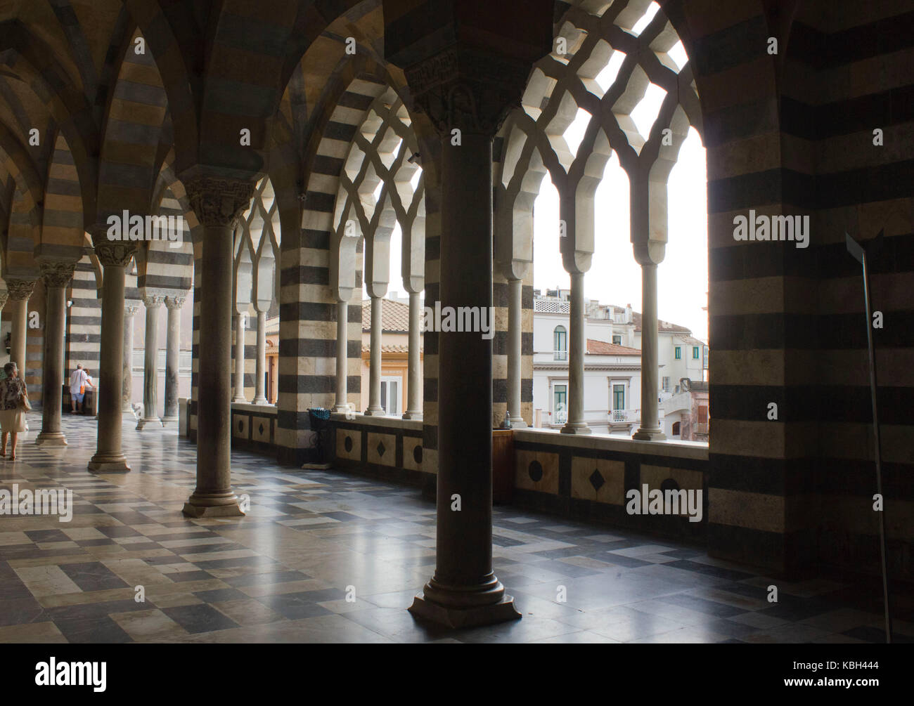 Amalfi, Italy, August 11, 2014: Amalfi Cathedral (it.Duomo di Amalfi ...
