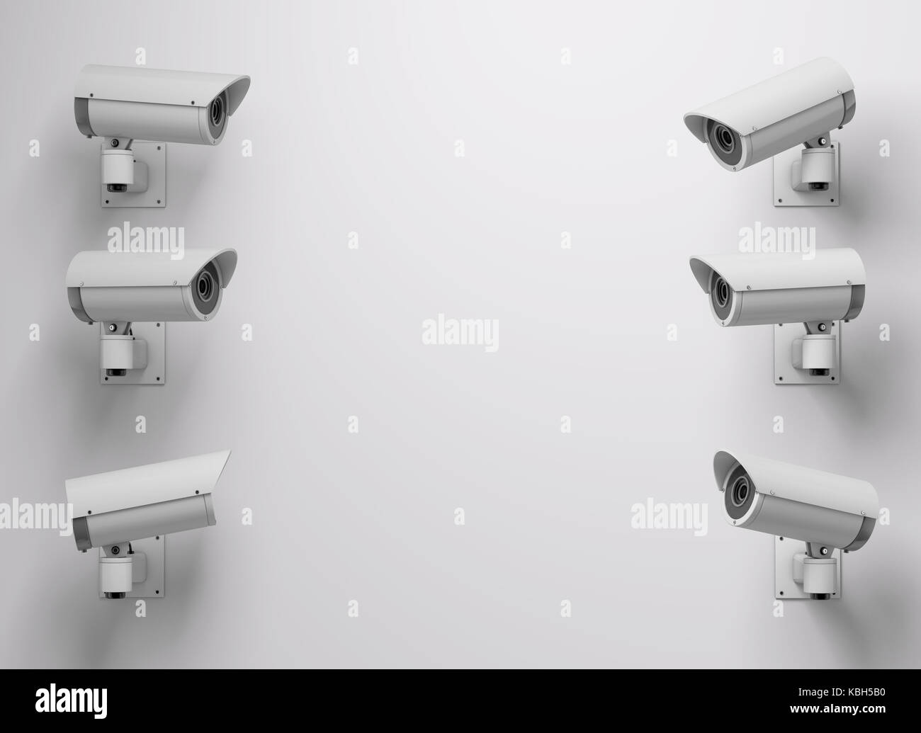 Surveillance CCTV security camera. 3D rendering Stock Photo - Alamy