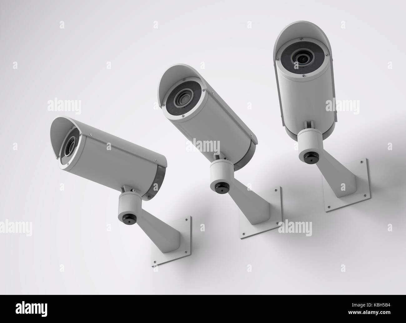 Surveillance CCTV security camera. 3D rendering Stock Photo - Alamy