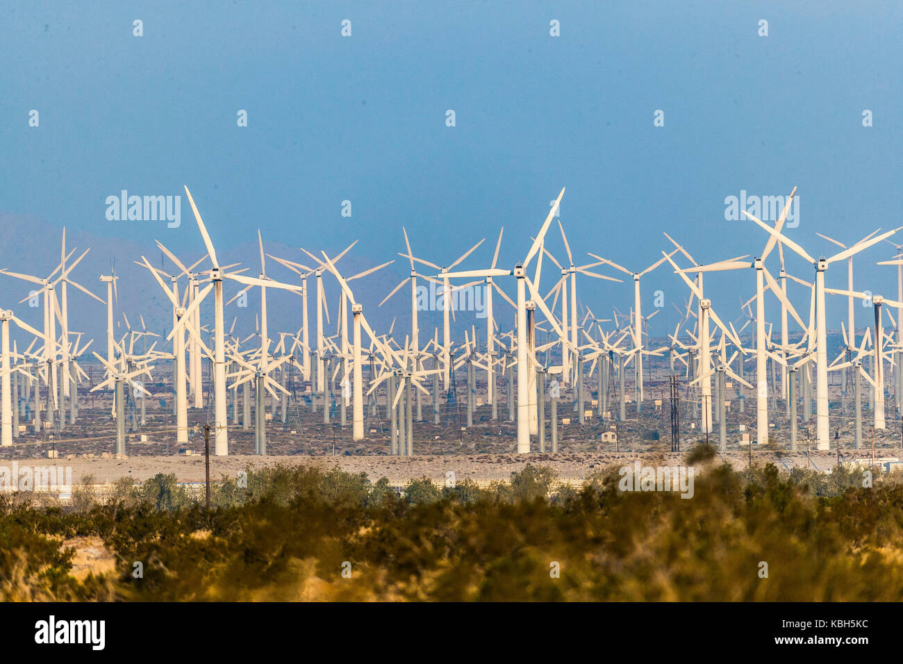 windmill electricity generators Stock Photo - Alamy
