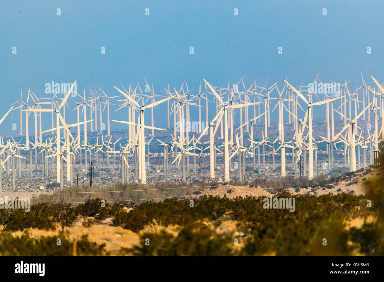 windmill electricity generators Stock Photo - Alamy