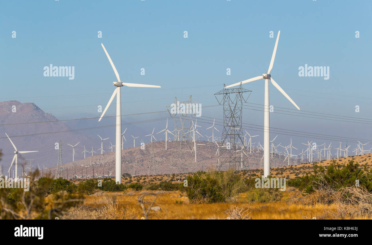 windmill electricity generators Stock Photo - Alamy
