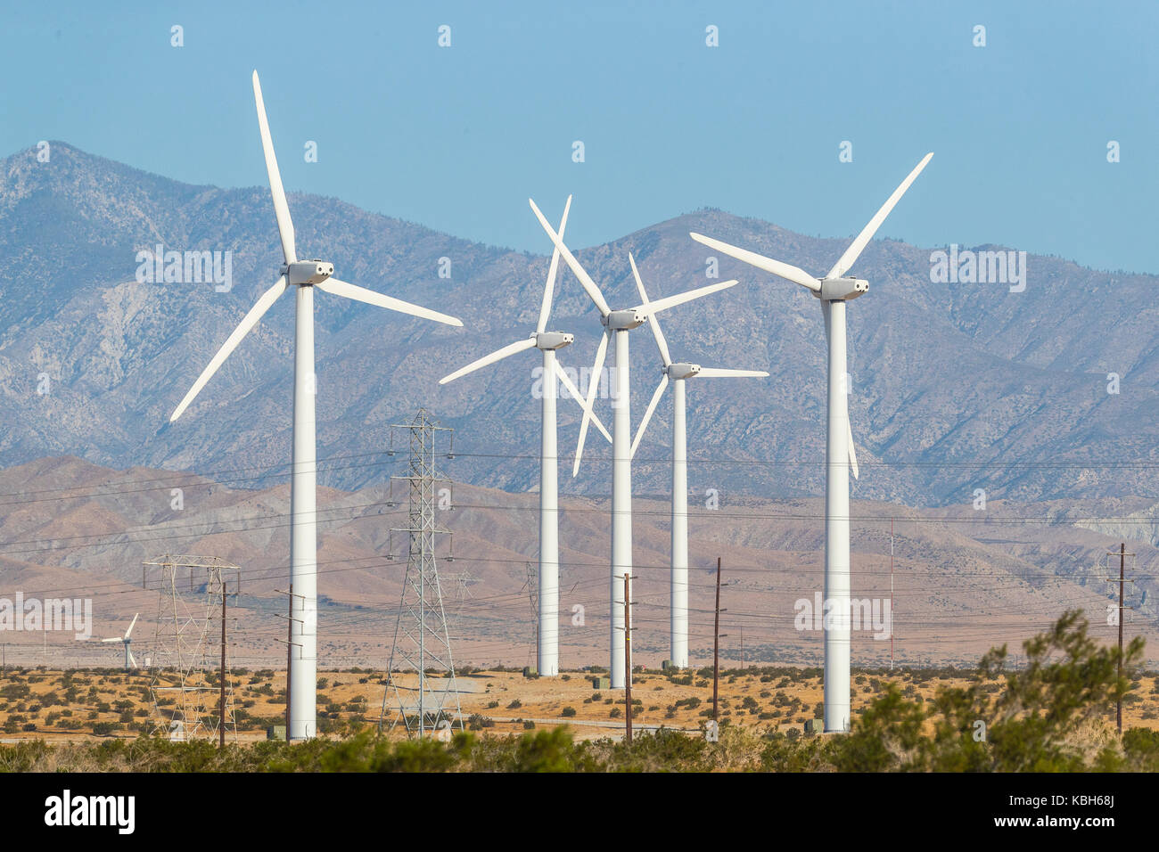windmill electricity generators Stock Photo - Alamy
