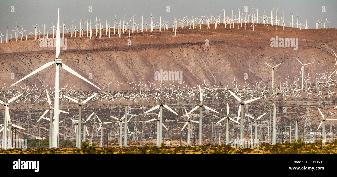 windmill electricity generators Stock Photo - Alamy