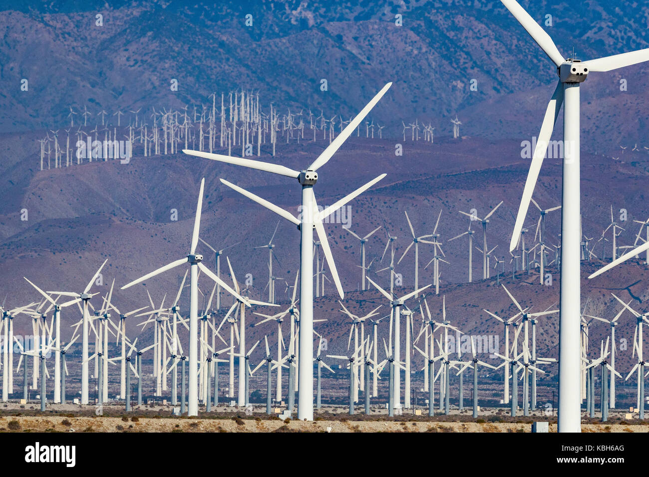 windmill electricity generators Stock Photo - Alamy