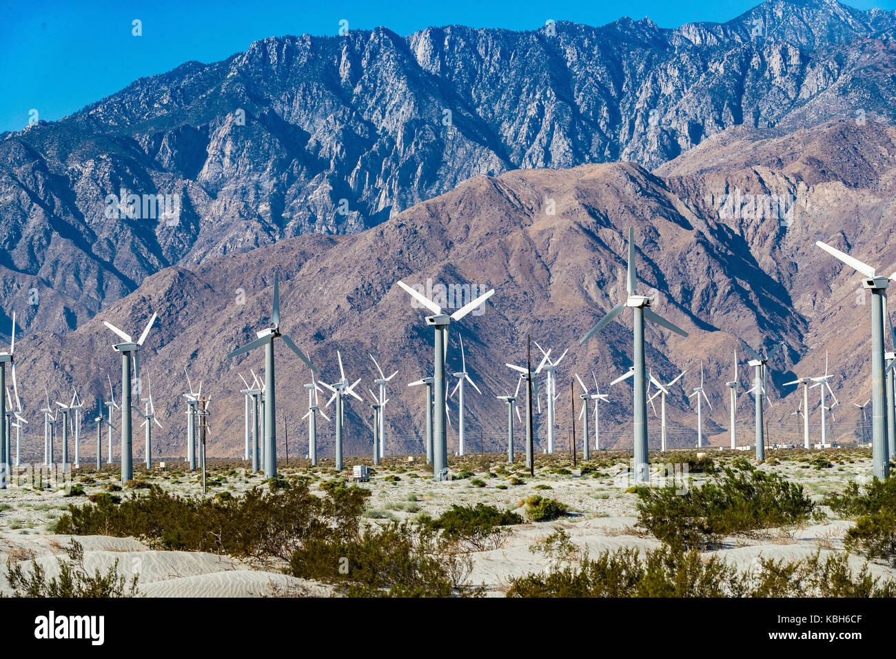 windmill electricity generators Stock Photo - Alamy