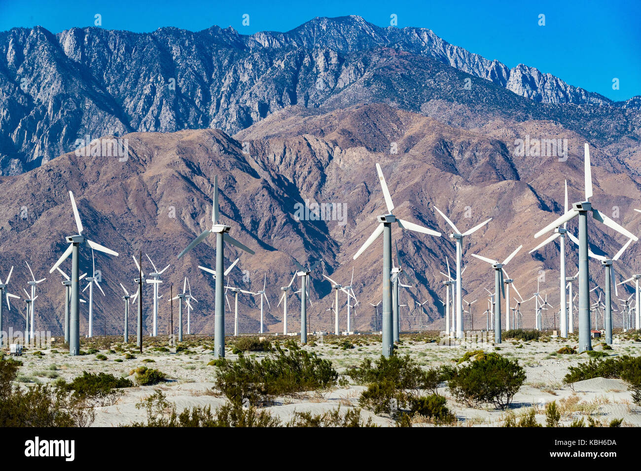 windmill electricity generators Stock Photo - Alamy