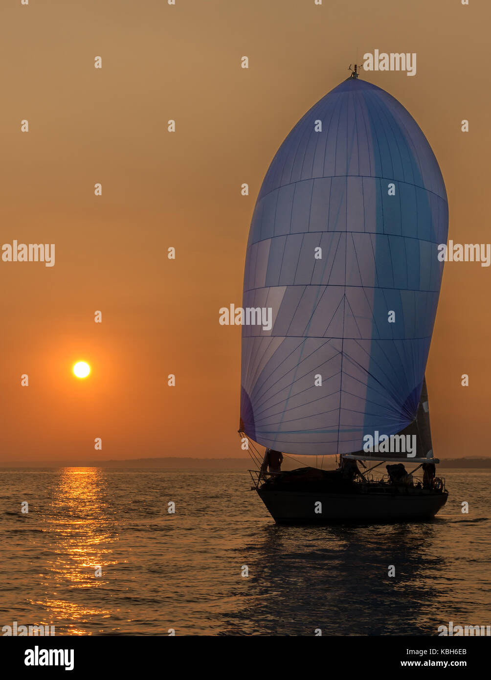 Sailboat Sunset Spinnaker