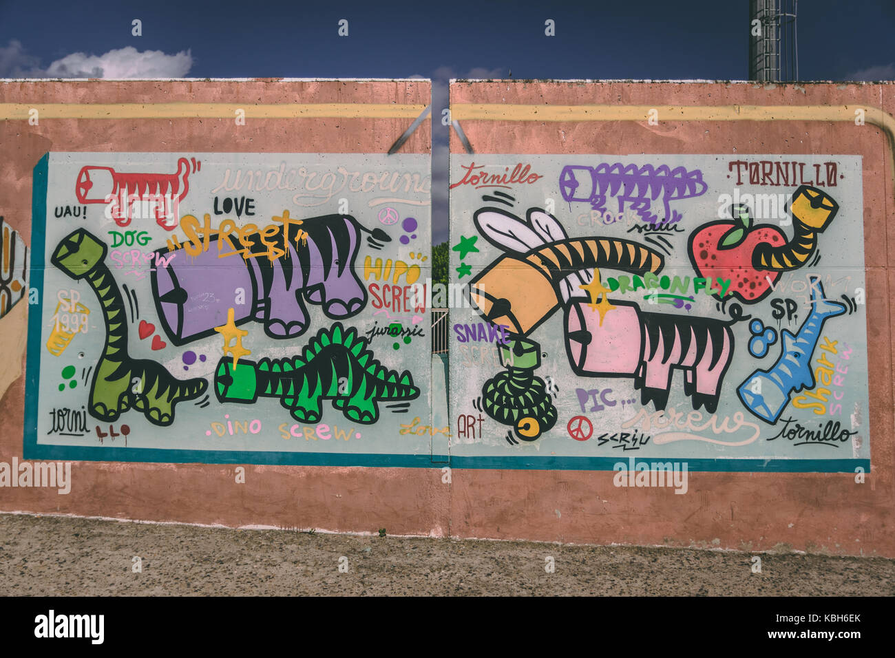 Graffiti & Street art - Barcelona, Spain Stock Photo - Alamy