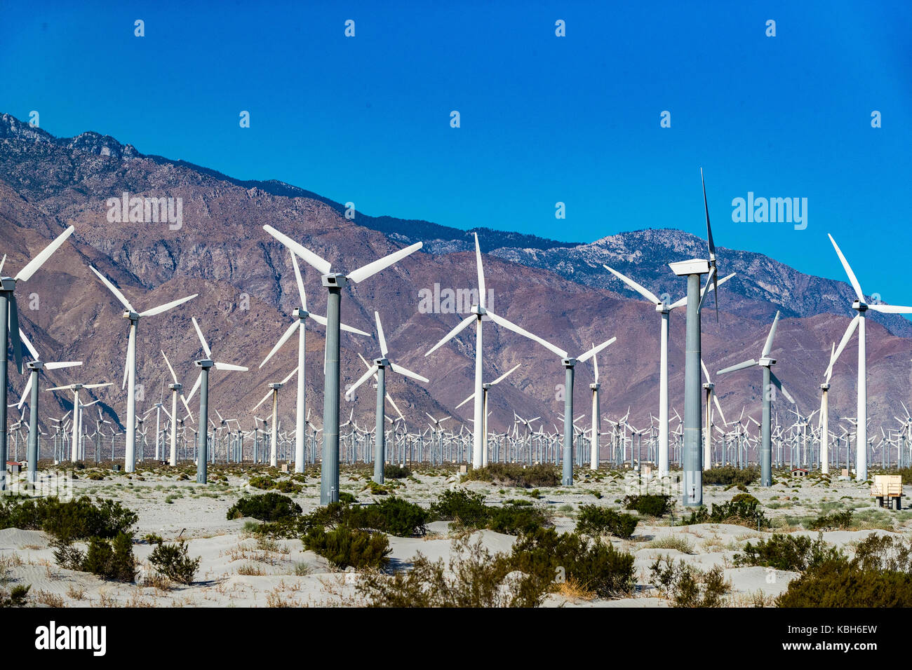 windmill electricity generators Stock Photo - Alamy
