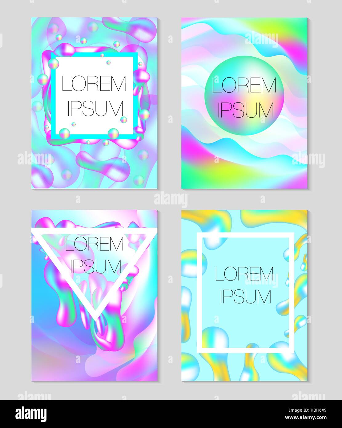 Modern trendy neon template for your design. Bright poster with ...